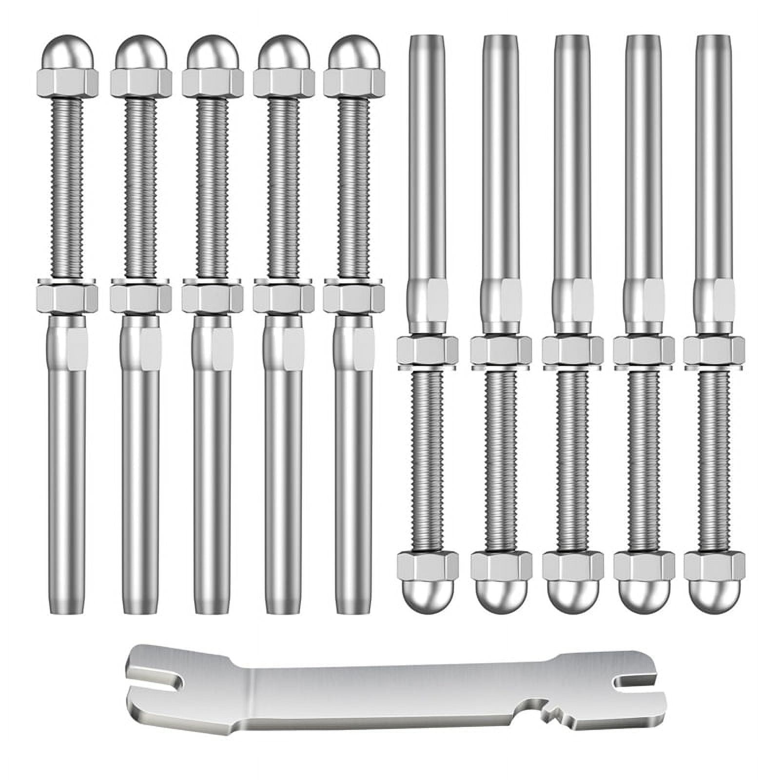 Stainless Steel Wire Rope Connector Assembly Cover Type Nut American ...