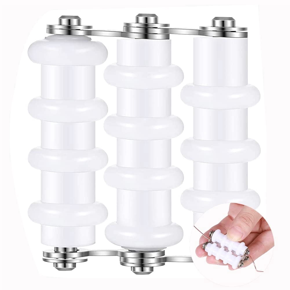 Stainless Steel Wire Straightener for Jewelry Making, 3 Rollers, White ...