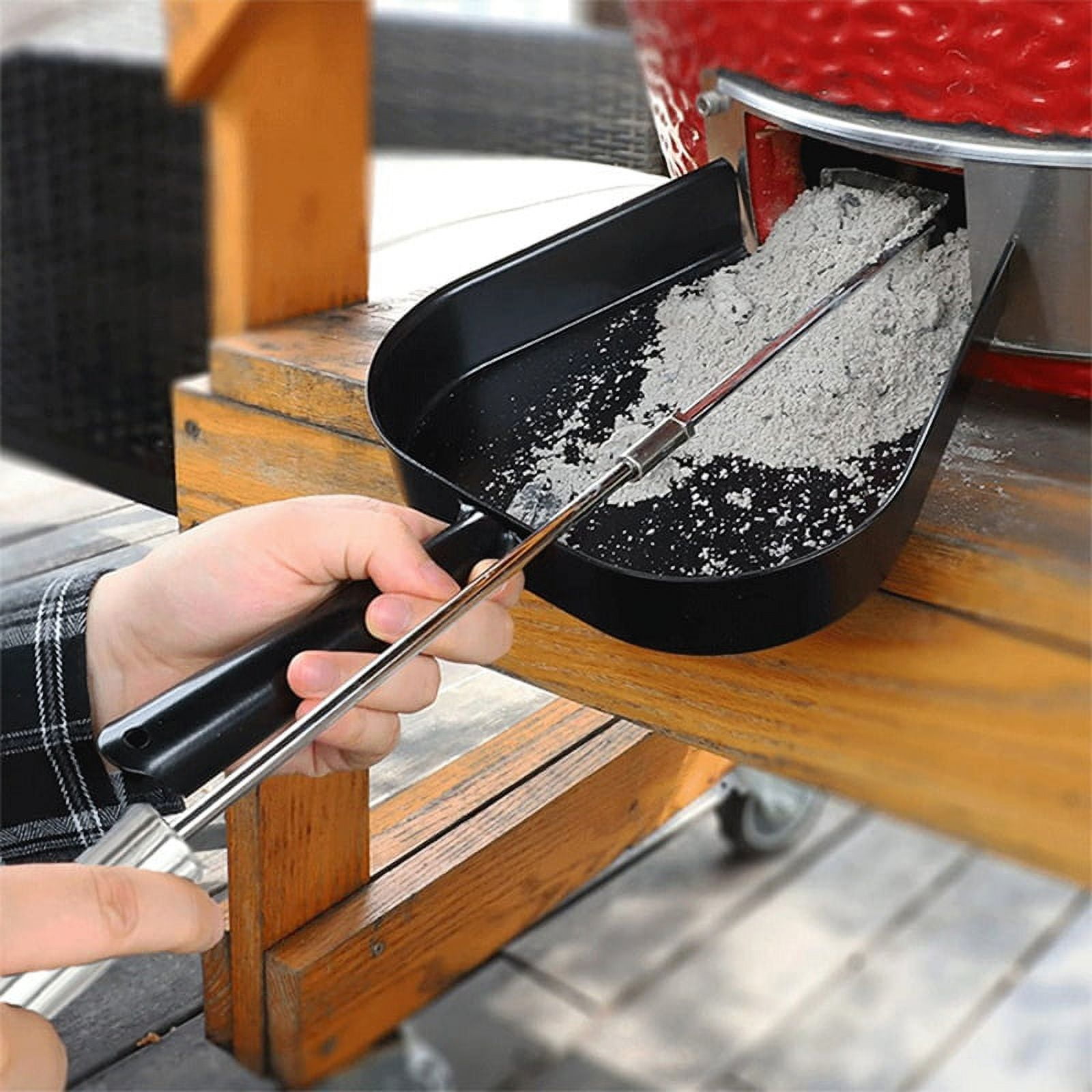 Stainless Steel Wood-Fired Oven Ash Cleaning Rake Barbecue Ash Cleaning ...