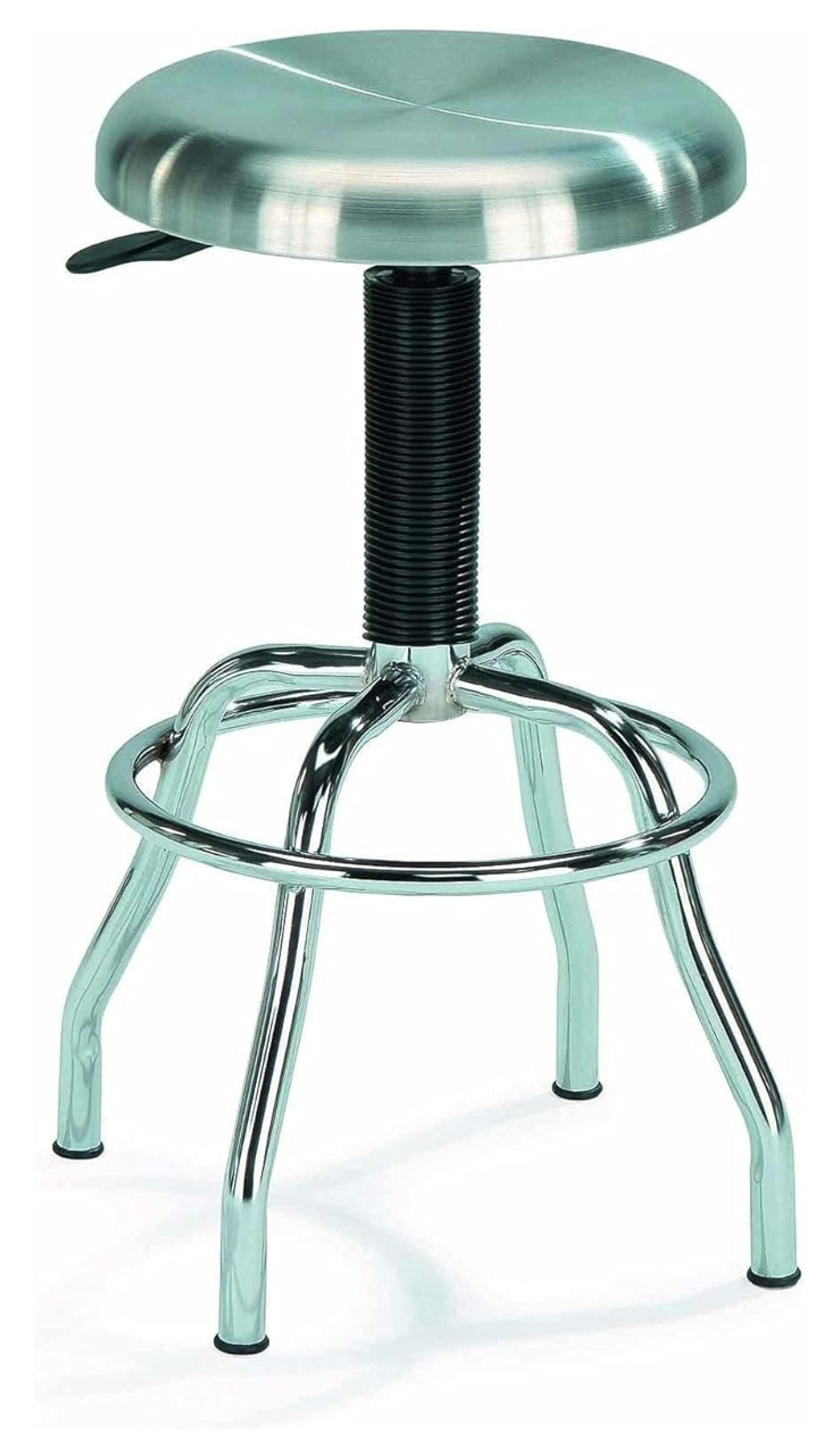 Stainless Steel Work Stool - Adjustable Height Swivel Bar Stool ...