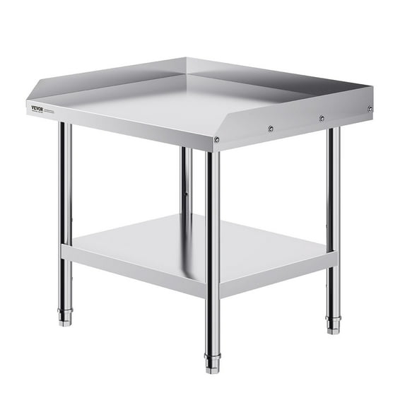 Stainless Steel Work Table 24 x 28 x 26 Inch Commercial Food Prep ...