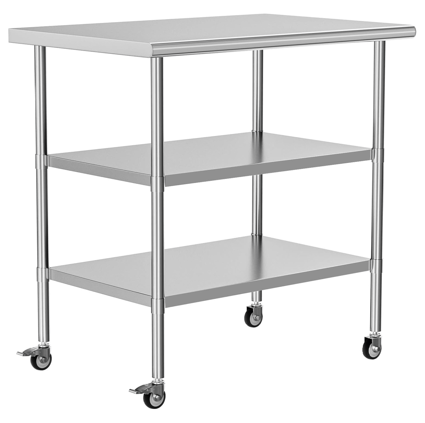 Stainless Steel Work Table 24x36 Inch - NSF Commercial Kitchen Prep ...