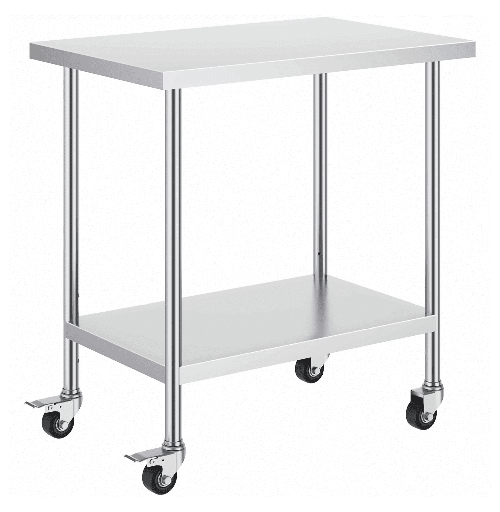 Stainless Steel Work Table 24x36x38, Commercial Kitchen Prep Table, 4 ...
