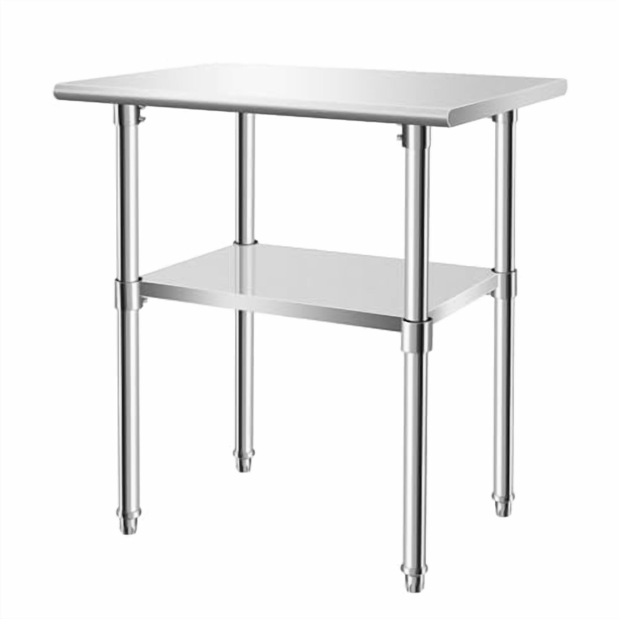Stainless Steel Work Table 30×24 inch,Heavy Duty Food Prep Metal Table ...