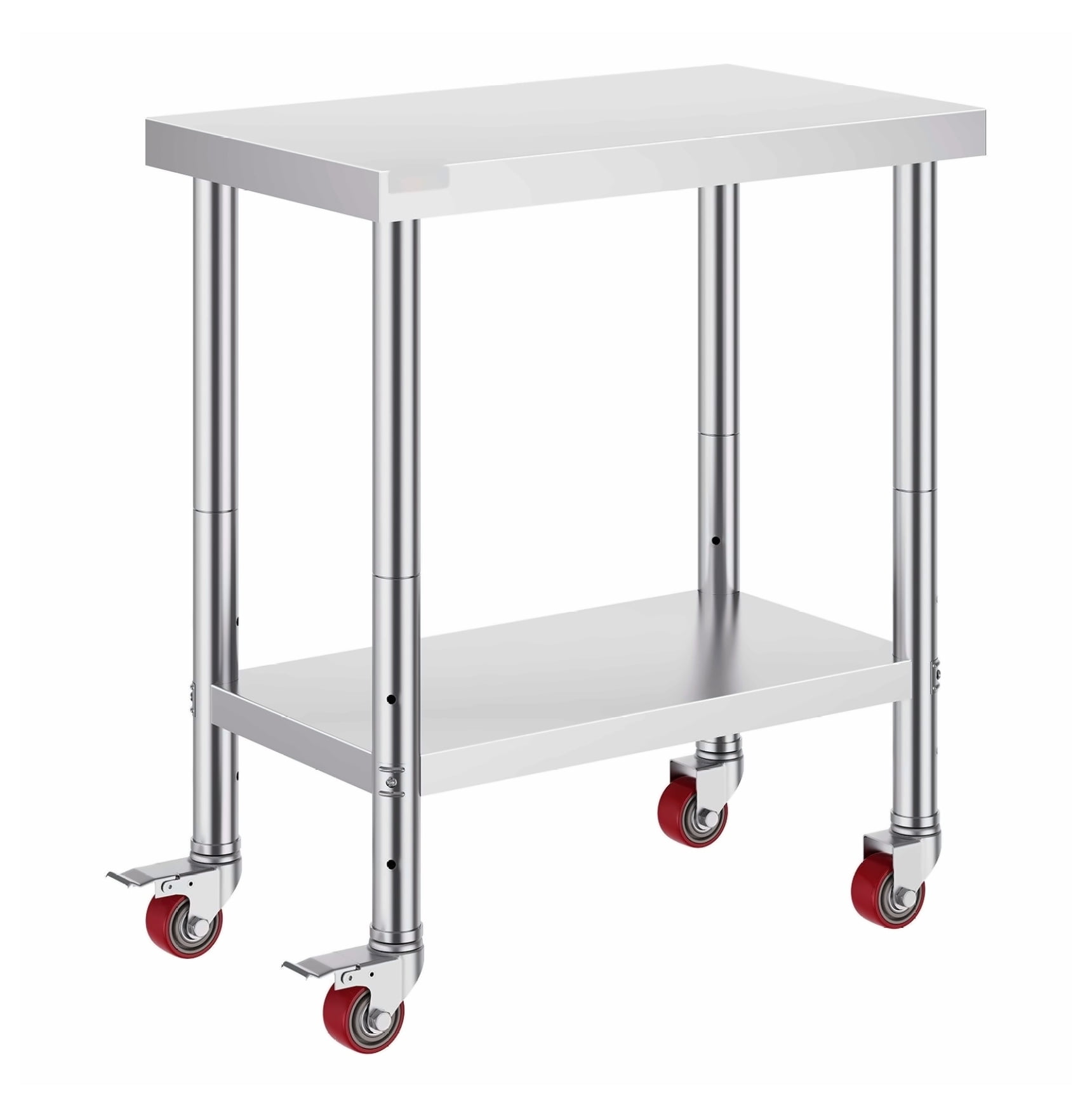 Stainless Steel Work Table 30x18x34 Inch - Adjustable 3-Tier Heavy Duty ...