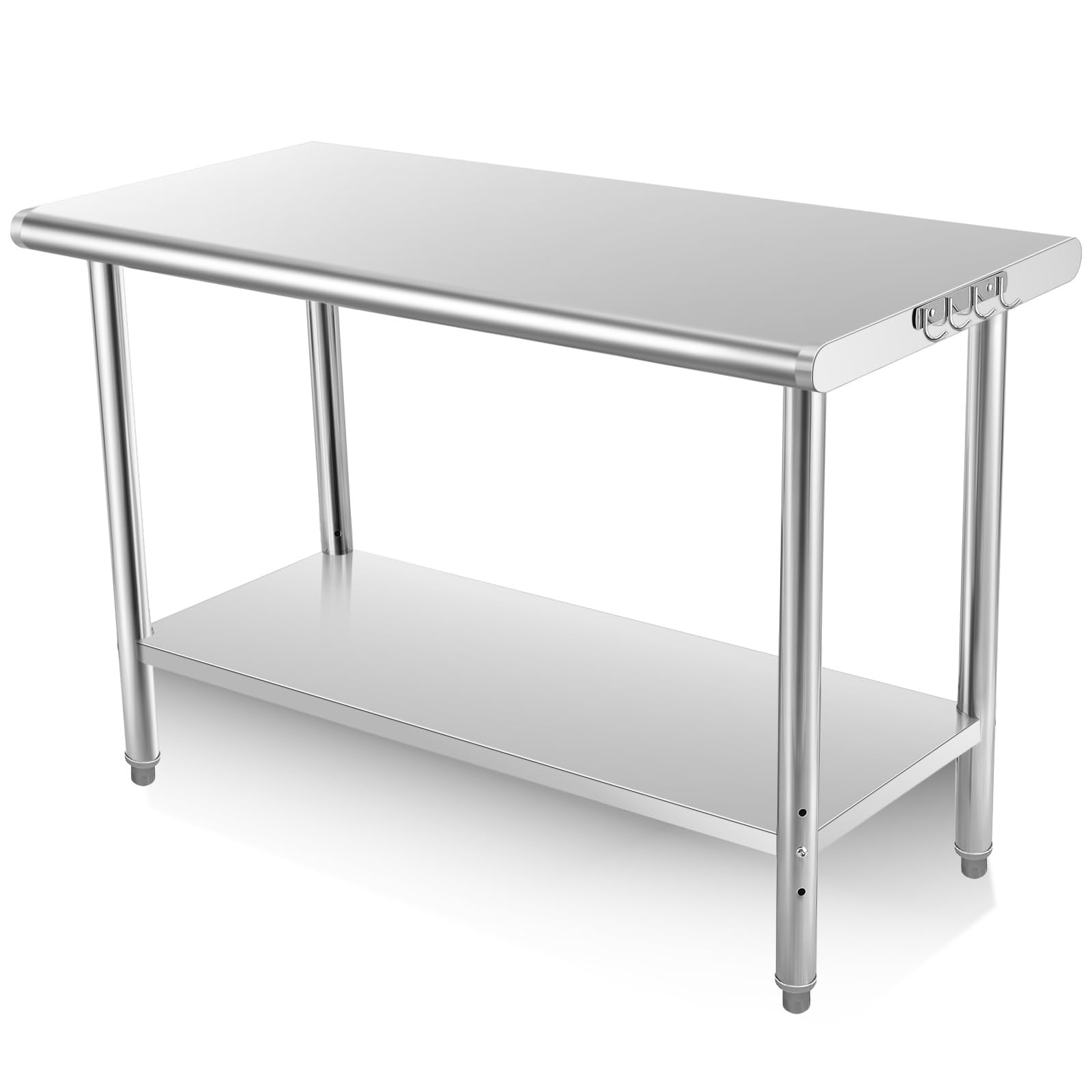 Stainless Steel Work Table, Food Prep Stainless Steel Table 30x24x35 ...