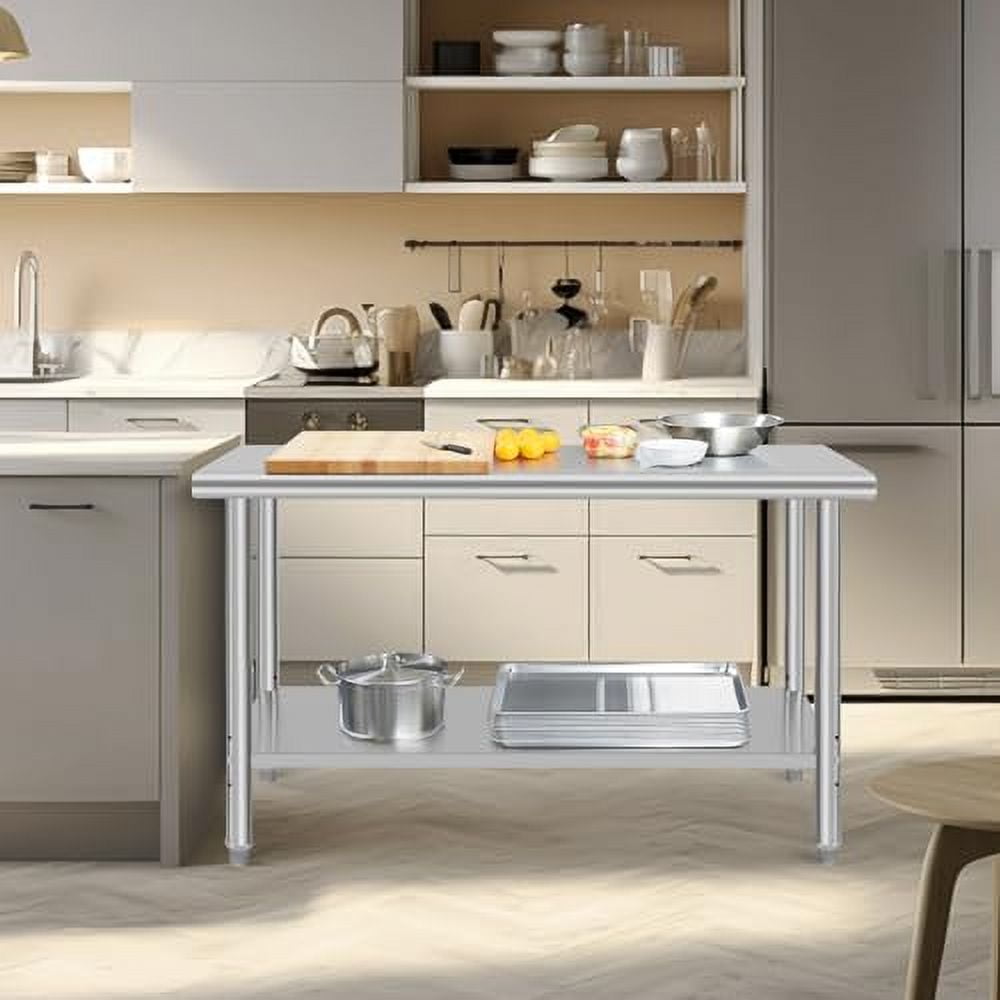 Stainless Steel Work Table, Food Prep Stainless Steel Table 30x24x35 ...