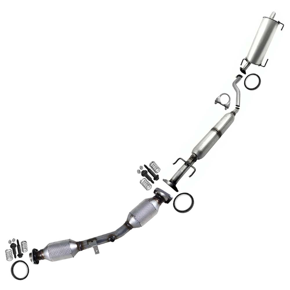 Stainless Steel - catalytic converter, resonator pipe, & muffler ...