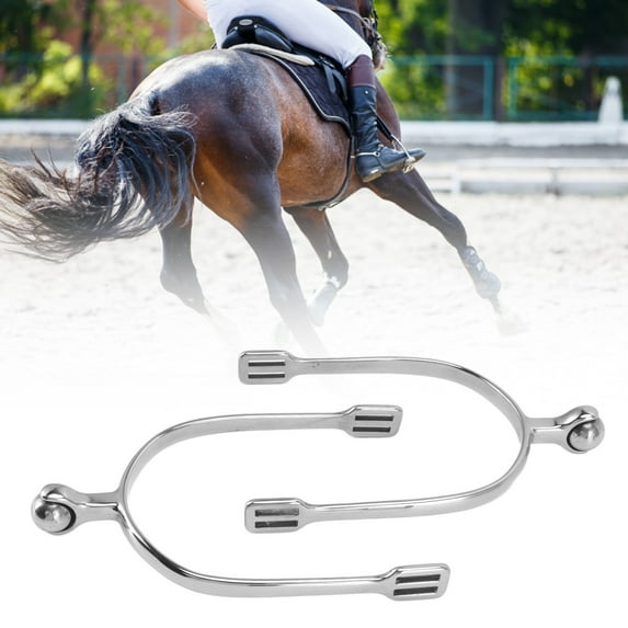 Stainless Steel Cowboy Horse Spurs For Equestrian Riding & Training ...