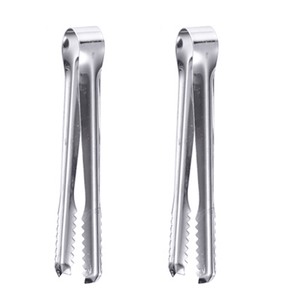 Stainless SteelIce Tongs for Ice Bucket Ice Cube Serving Tongs with ...