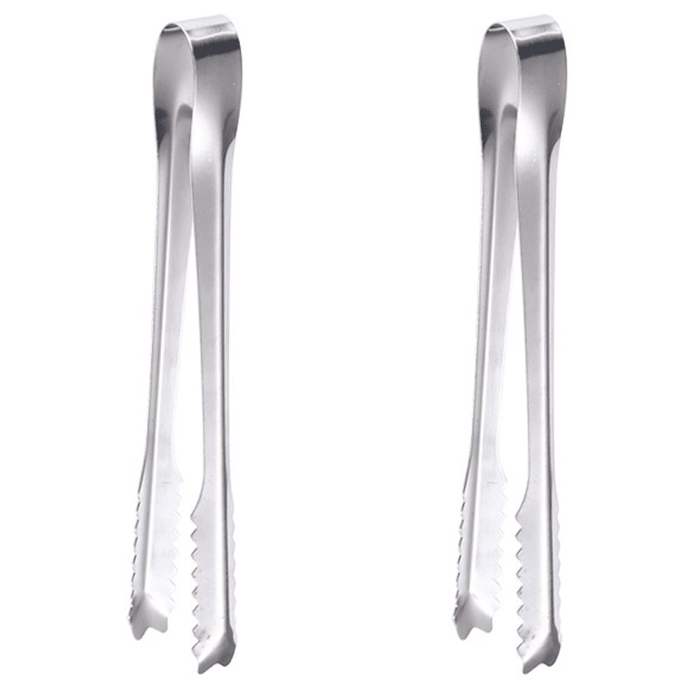 Stainless SteelIce Tongs for Ice Bucket Ice Cube Serving Tongs with ...