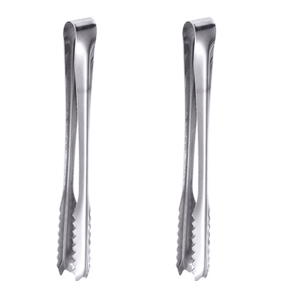 Stainless SteelIce Tongs for Ice Bucket Ice Cube Serving Tongs with ...