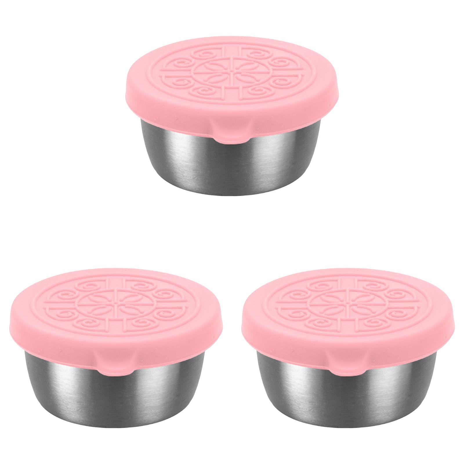 Stainless SteelSaladDressing Cups Containers With Lids, Reusable ...