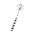 Stainless Steels Eggs Beater Hand Push Whisks Blenders Rotating Push ...