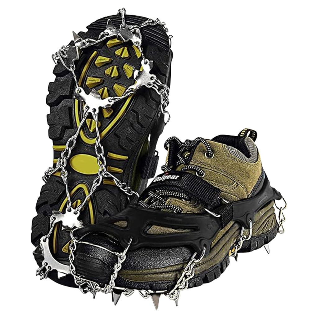 Stainless Steels Ice Grippers Spikes Outdoor 18/19 Tooth Ice Claw ...