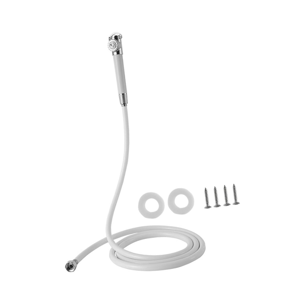 Stainless Steels PVC Hand Pressed Shower Head Recessed Shower with Hose ...