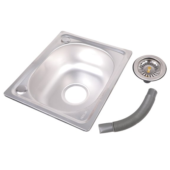 Stainless Steels Square Kitchen Sinks Single Bowl Dish Washing Sink ...