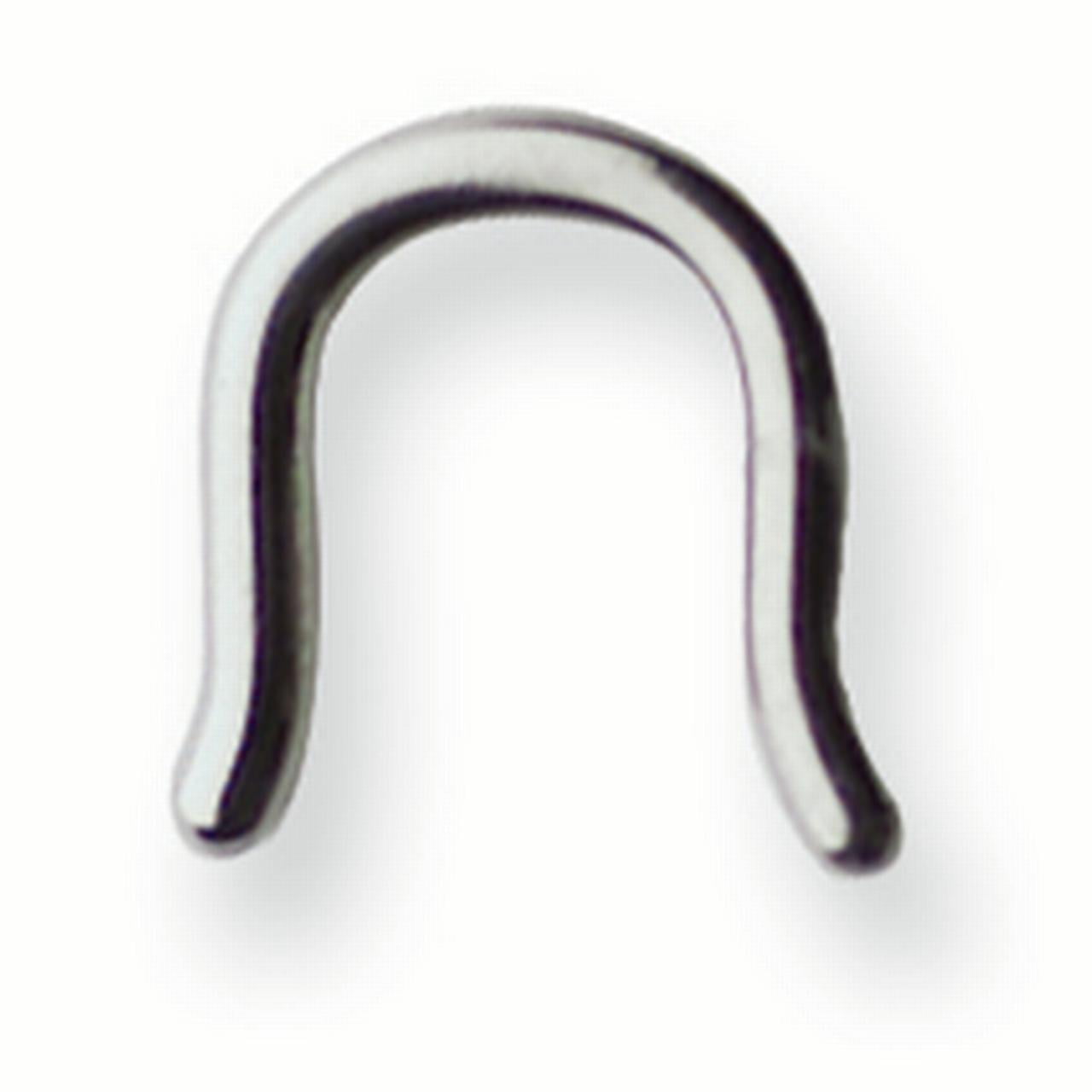 Stainless Stl Septum Retainer 10G (2.588mm) U-Shaped Septum Retainer w ...