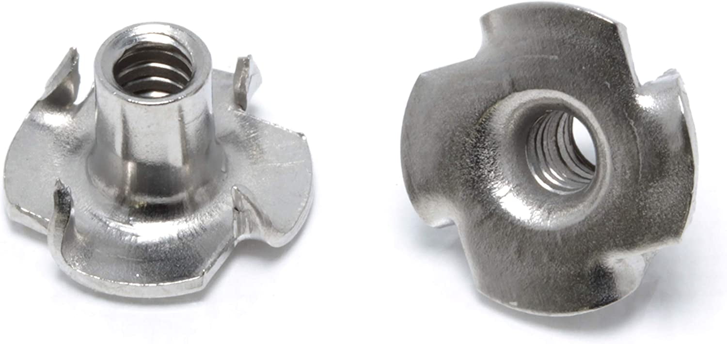 Stainless T-Nuts, 6-32, (25 Pack), Threaded Insert, Choose Size ...