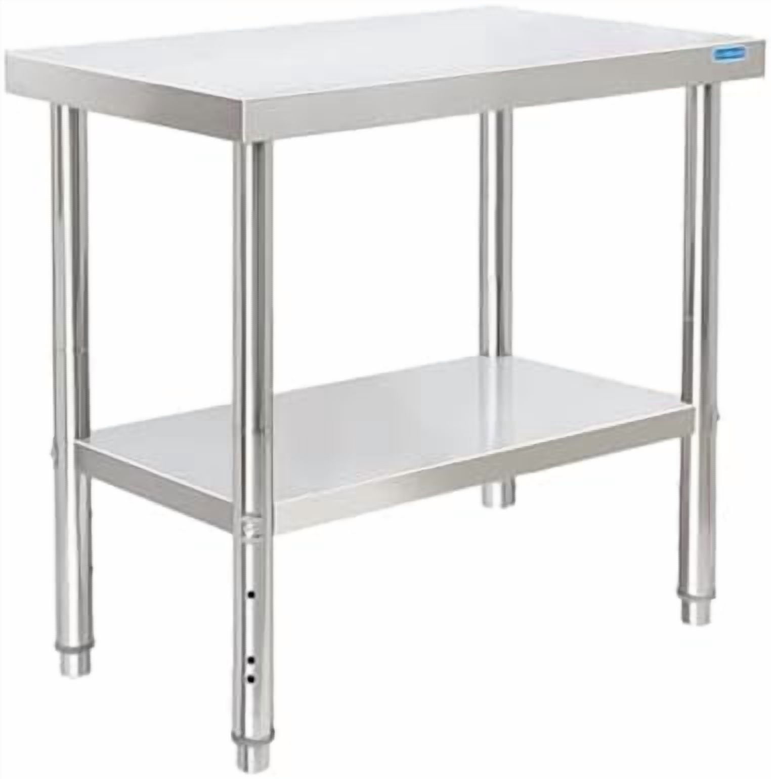 Stainless Table 30 x 18 Inch, Stainless Table for Prep & Work ...