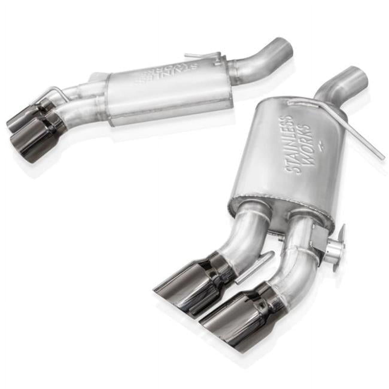 Stainless Works 16-21 Camaro SS 3in Redline Factory Connect Axle Back w ...