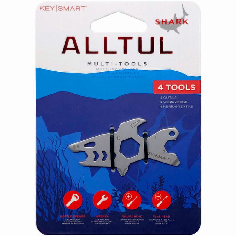 Stainless steel Alltul Shark Multitool Key. Us to tighten a screw or ...