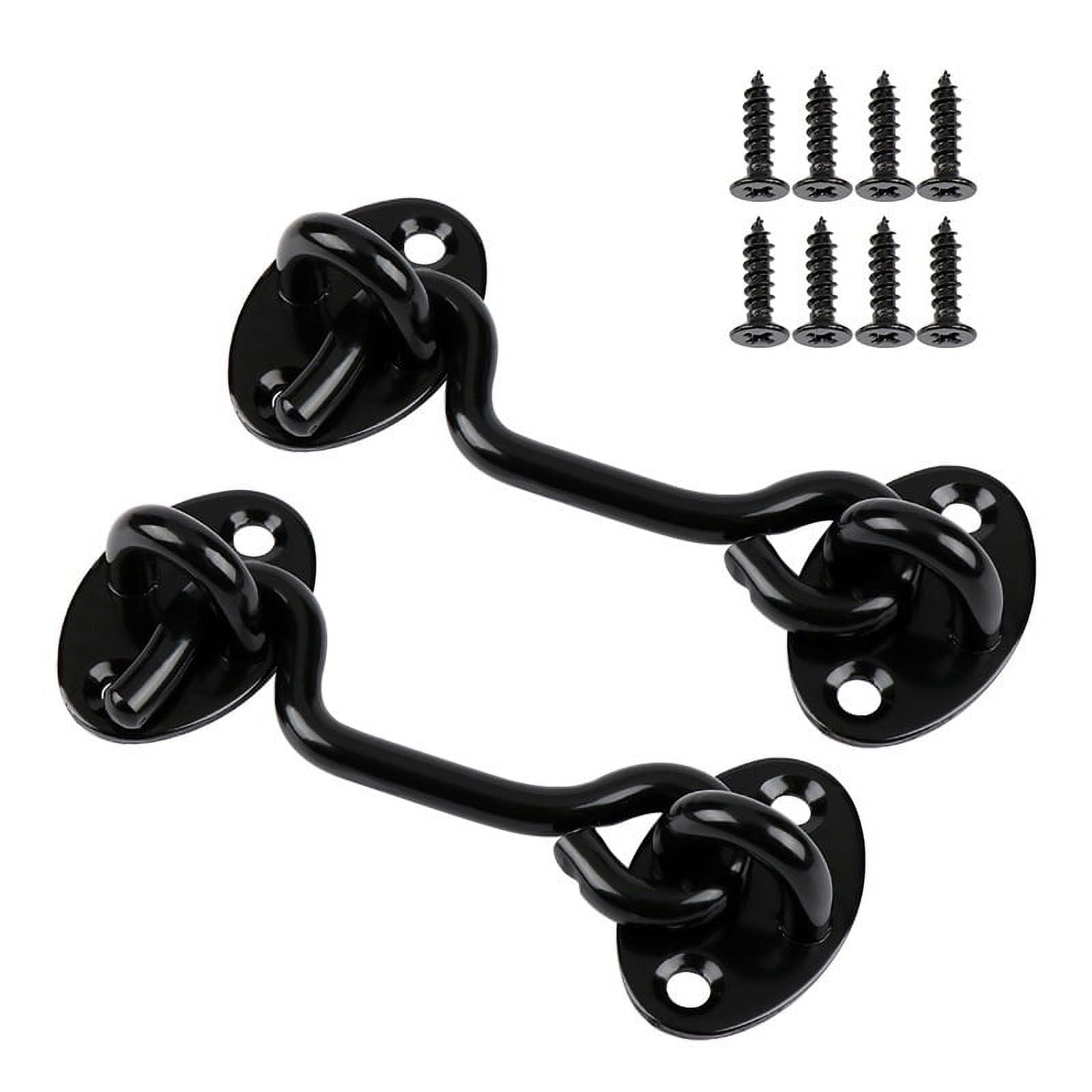 Stainless steel Black Wind hook thickened old-fashioned window hook ...