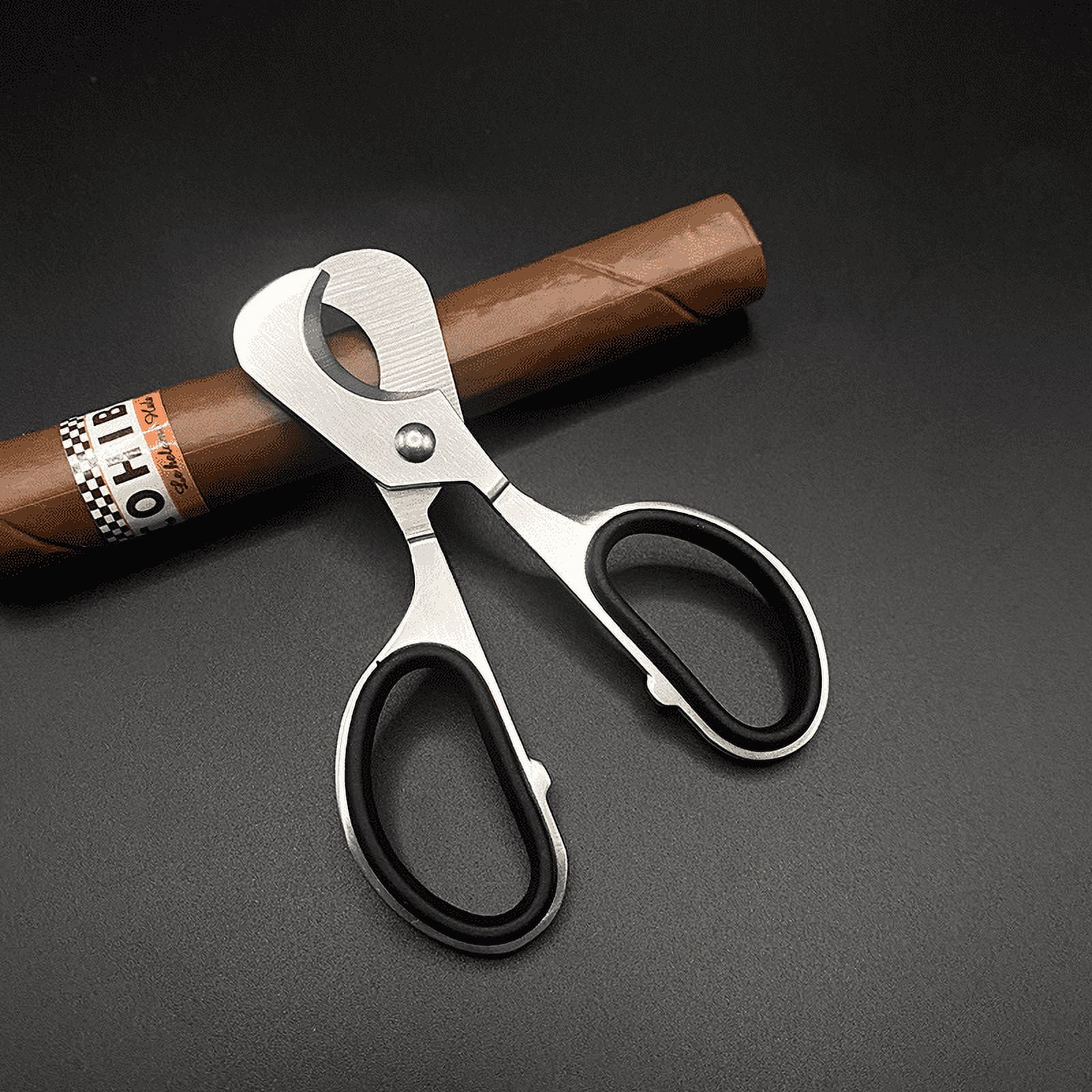 Stainless steel Cigar scissors two-in-one pill pill scissors medicine ...