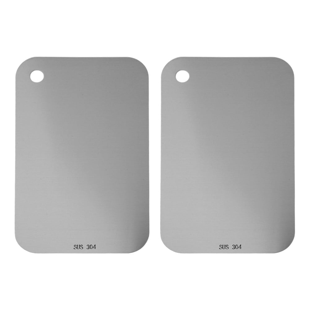 Stainless steel Cutting Boards for Kitchen, Double-Sided Cutting Boards ...
