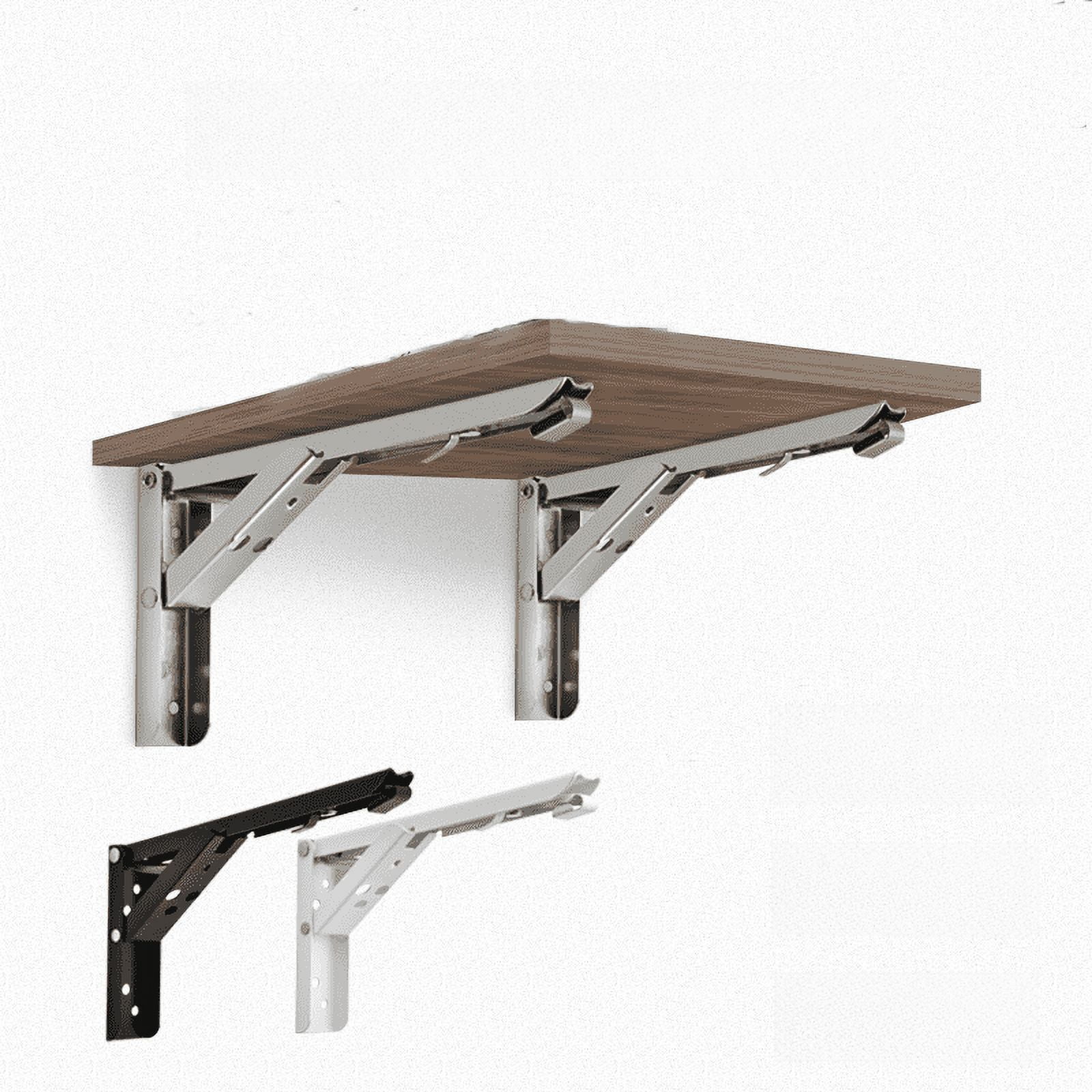 Stainless steel F type Spring movable folding triangle bracket wall ...