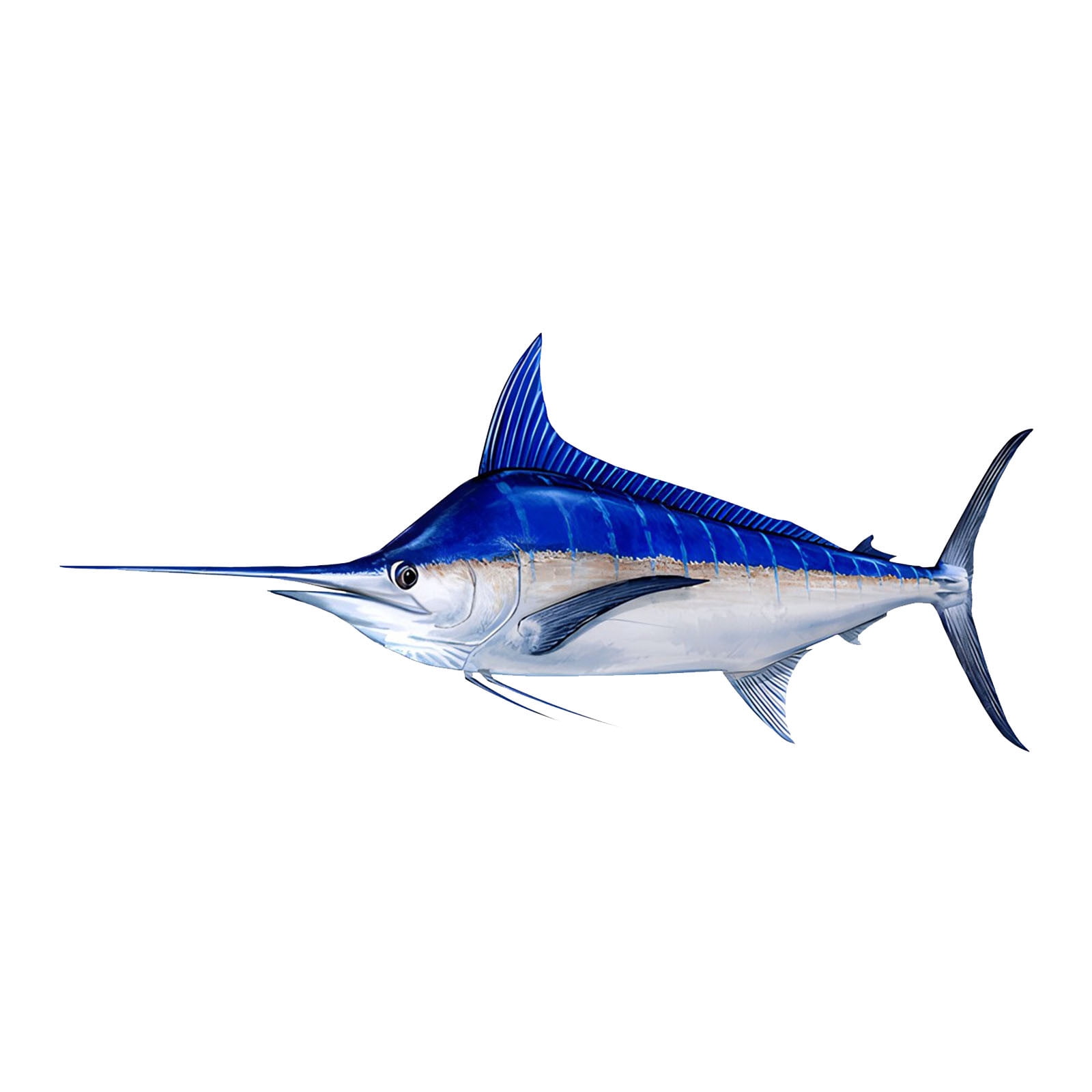 Stainless steel Fish Wall Decor 10x3 cm 3D Indoor Wall Art Large Fish ...