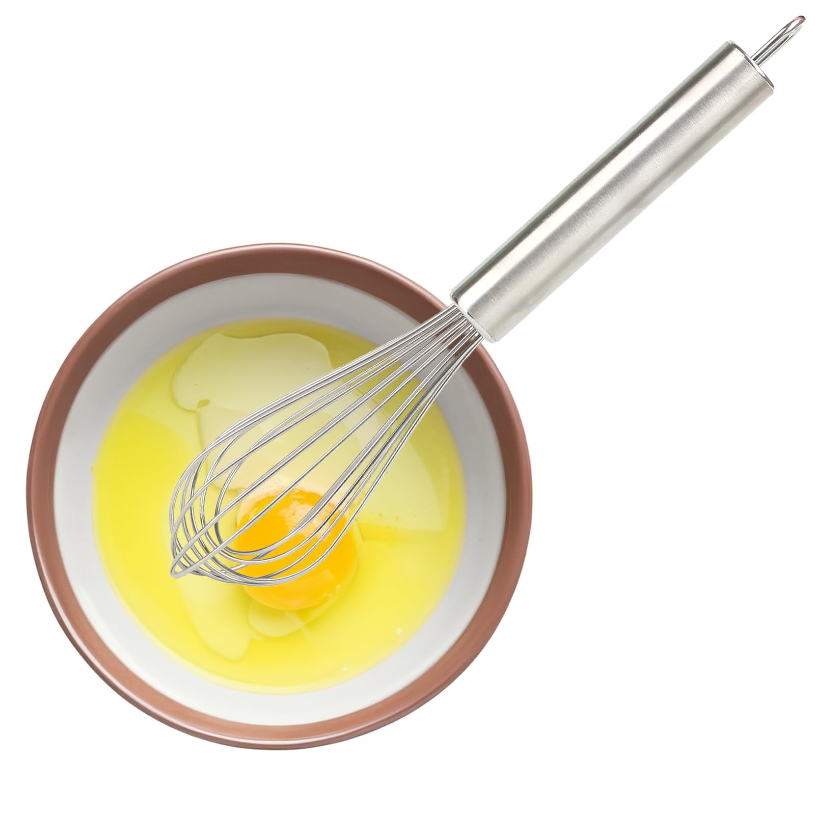 Stainless steel Small whisk for cooking, whisk is crafted with 8 ...