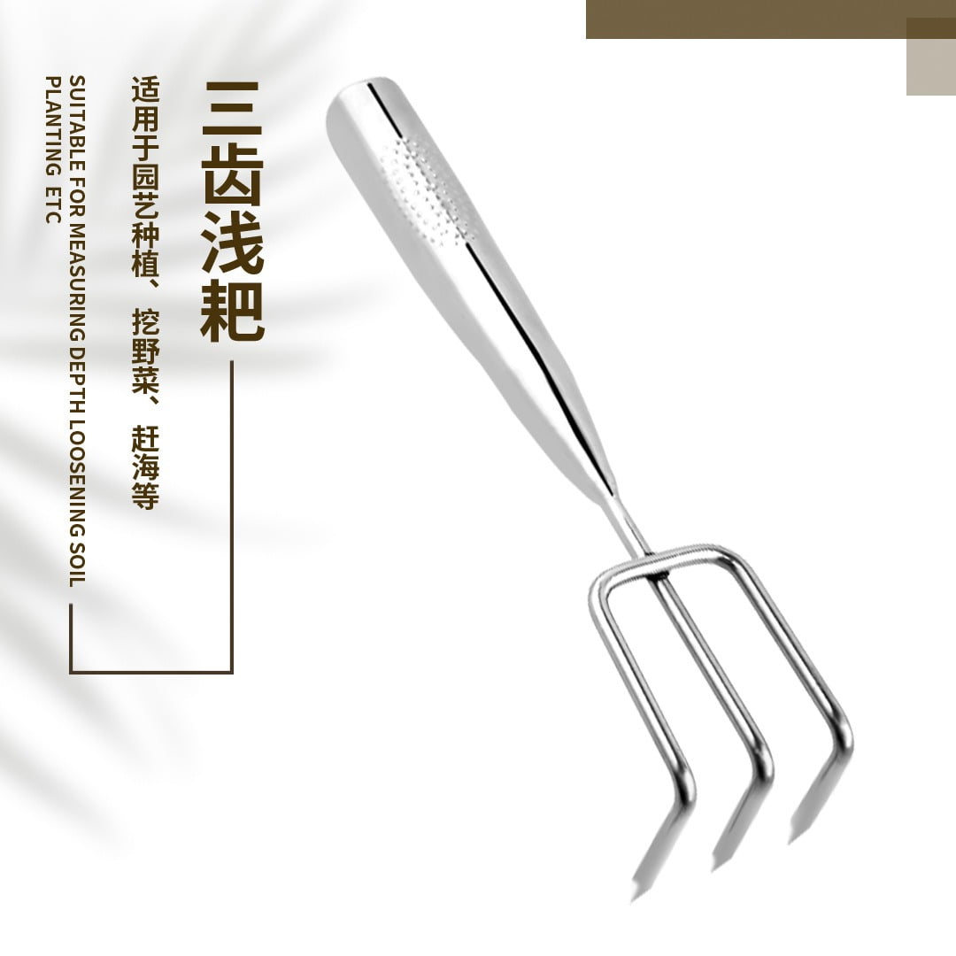 Stainless steel beach rake for digging clams, shells, razor clams ...