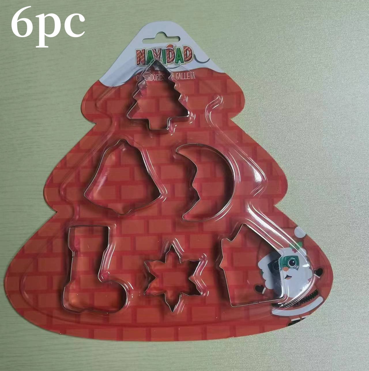 Stainless steel biscuit mould combination Christmas tree multi-shape ...