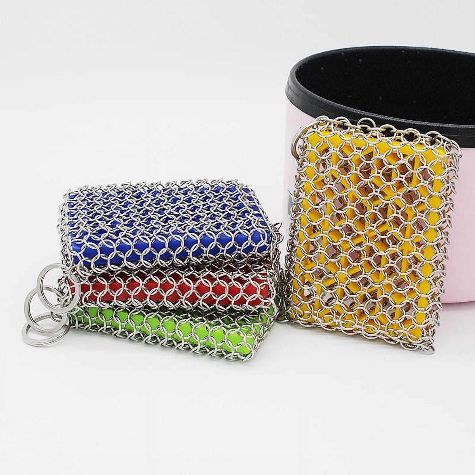 Stainless steel brush pot net for washing dishes steel wire ball cleaning household kitchen ...