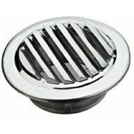 Stainless steel circular ventilation grille with flange hole cover for ...