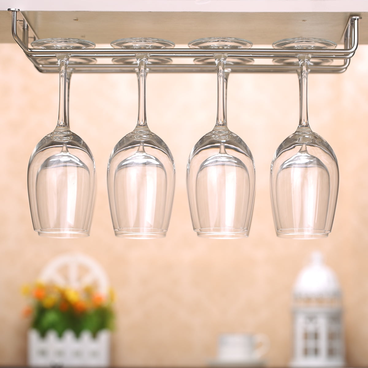 Stainless steel cup holder red wine cup holder inverted cup holder cup ...