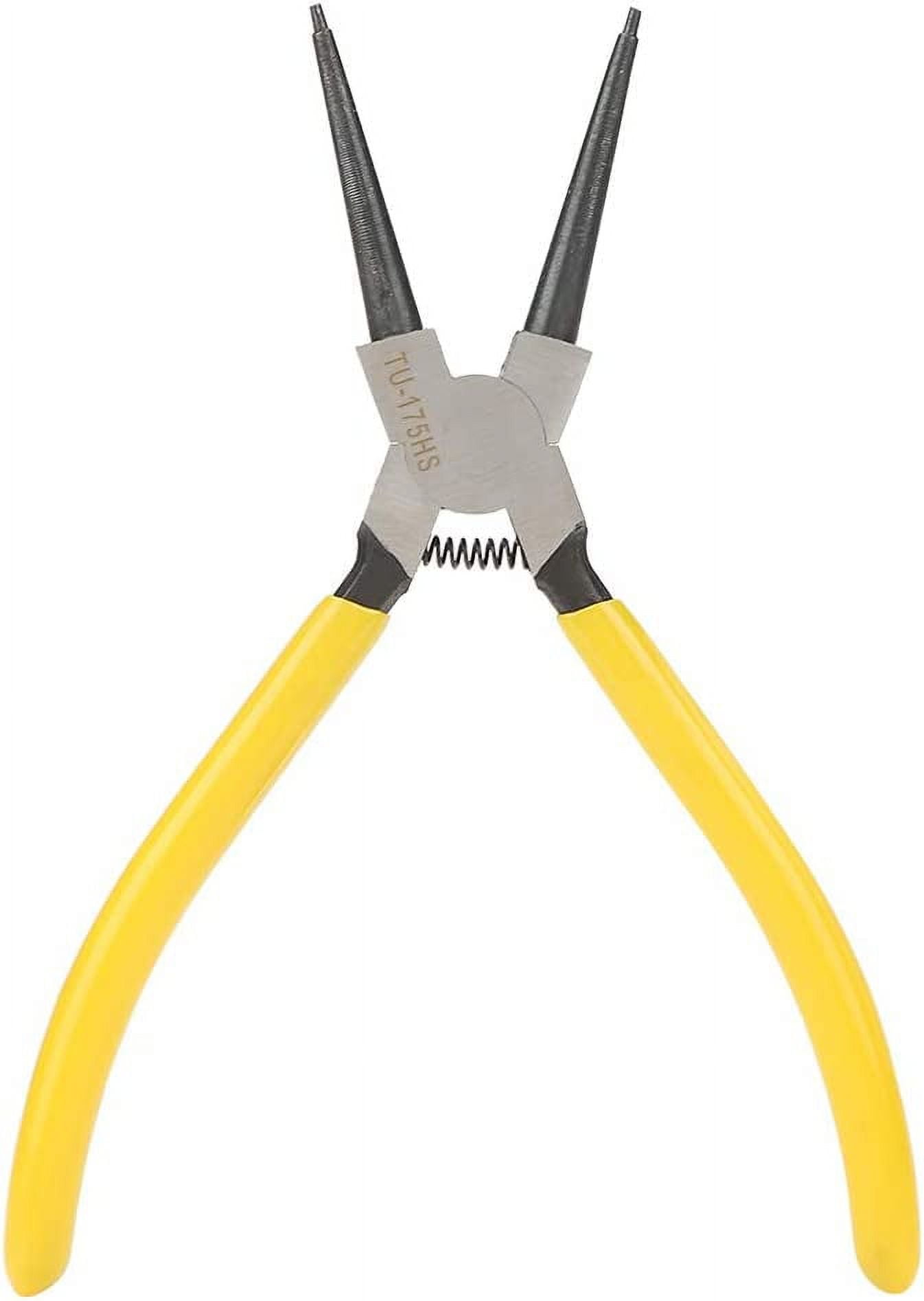 Stainless steel curved snap ring bend straight keep ring pliers ...