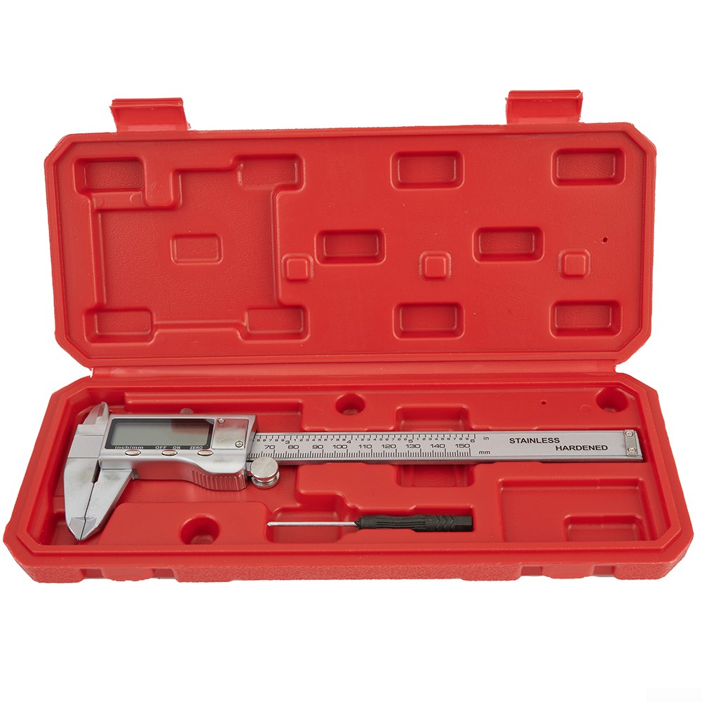 Stainless steel digital vernier calipers, high-precision calipers 0-150 ...