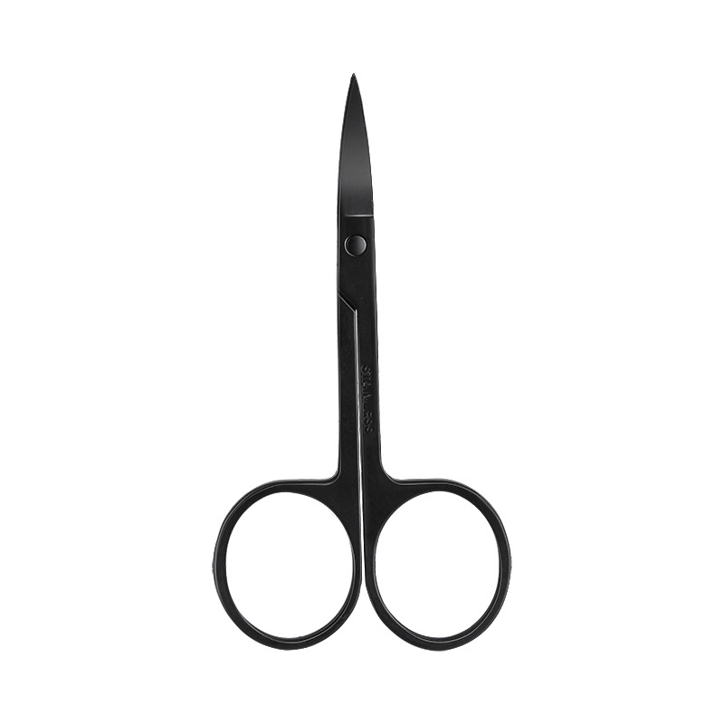 Stainless steel elbow small beauty scissors skin scissors nose hair ...