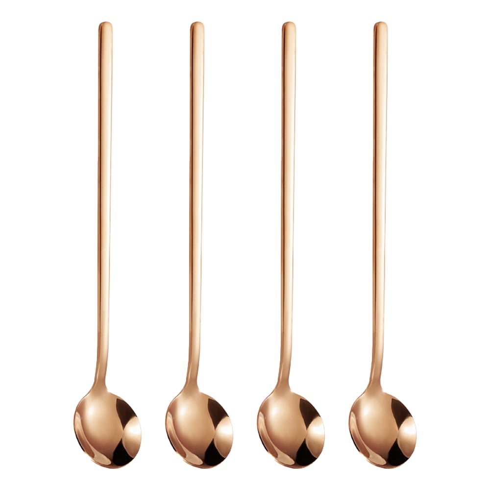 Stainless steel espresso spoon, mini teaspoon, coffee sugar dessert ...