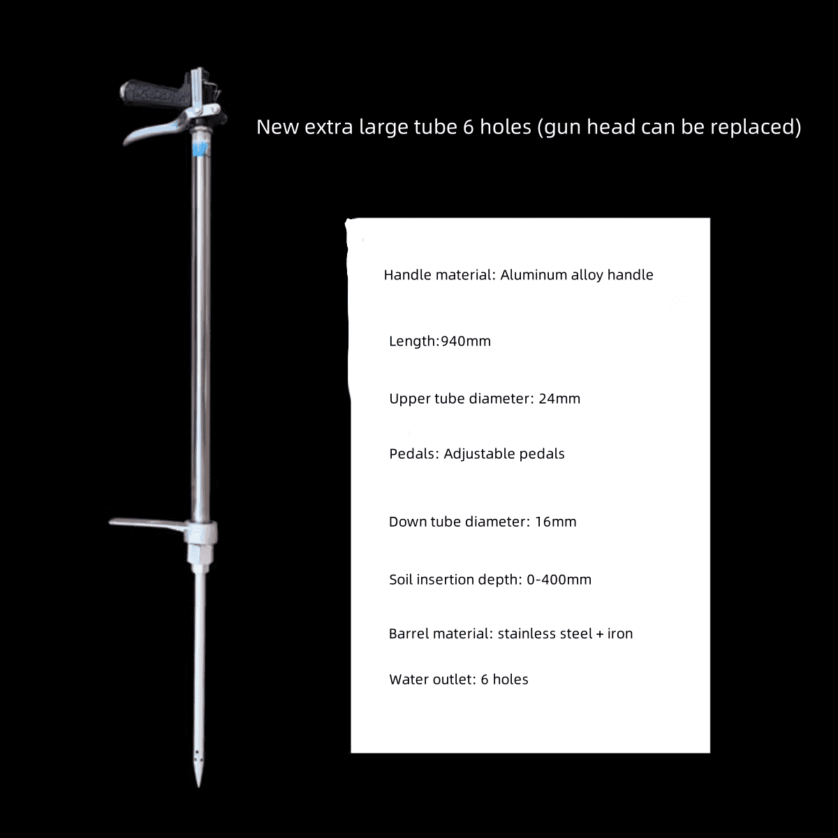 Stainless steel fertilizer injection gun for agricultural fruit trees ...