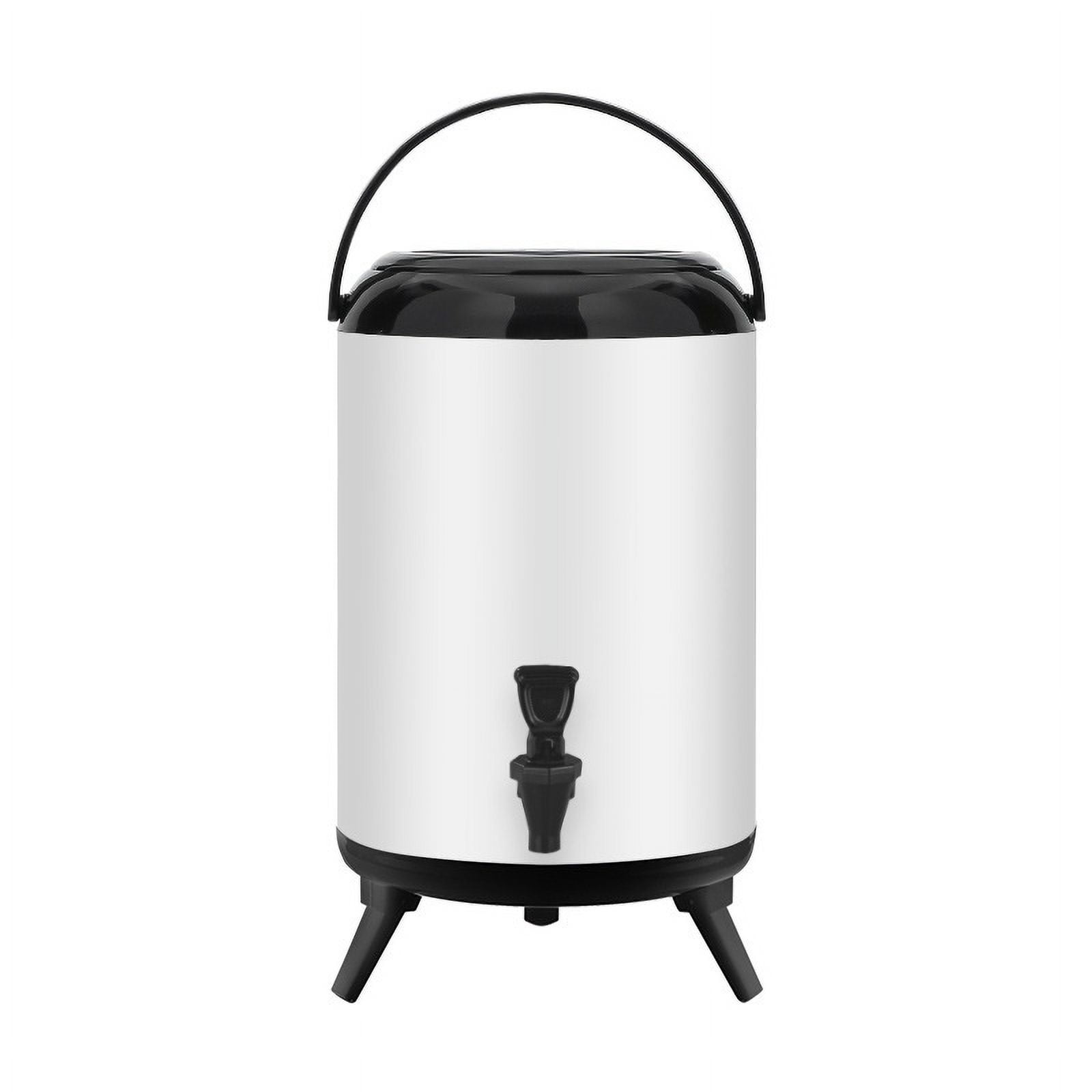 Stainless steel insulated beverage dispenser with faucet, stainless ...