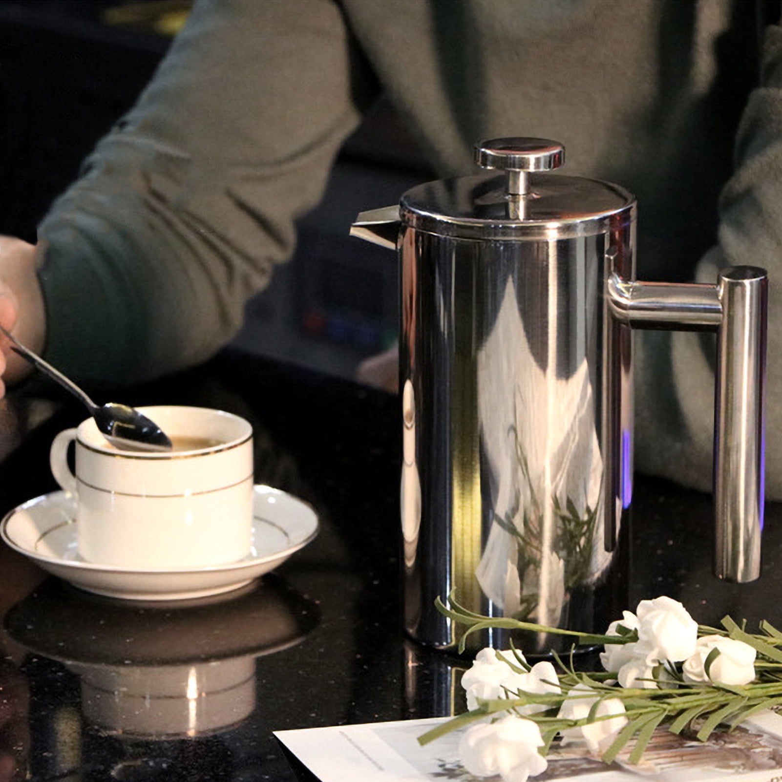 Stainless steel kettle,Steel Wall-ed Coffee Steel Walled Coffee Maker ...