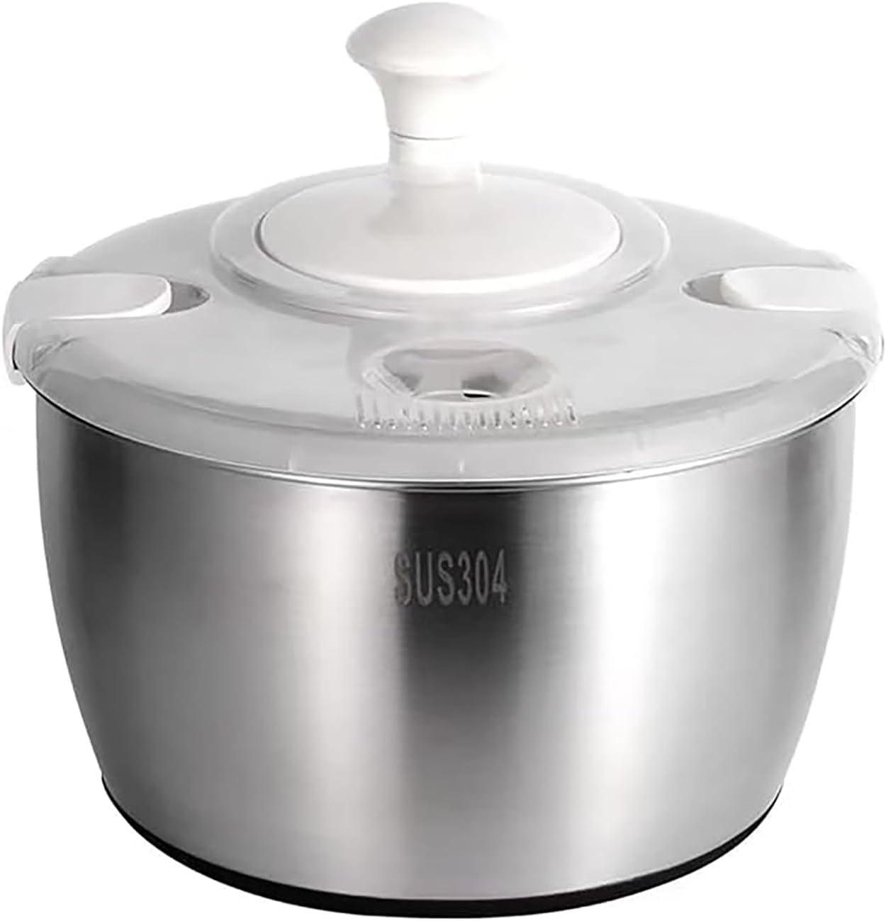 Stainless steel large vegetable washing machine, salad rotator, PP ...