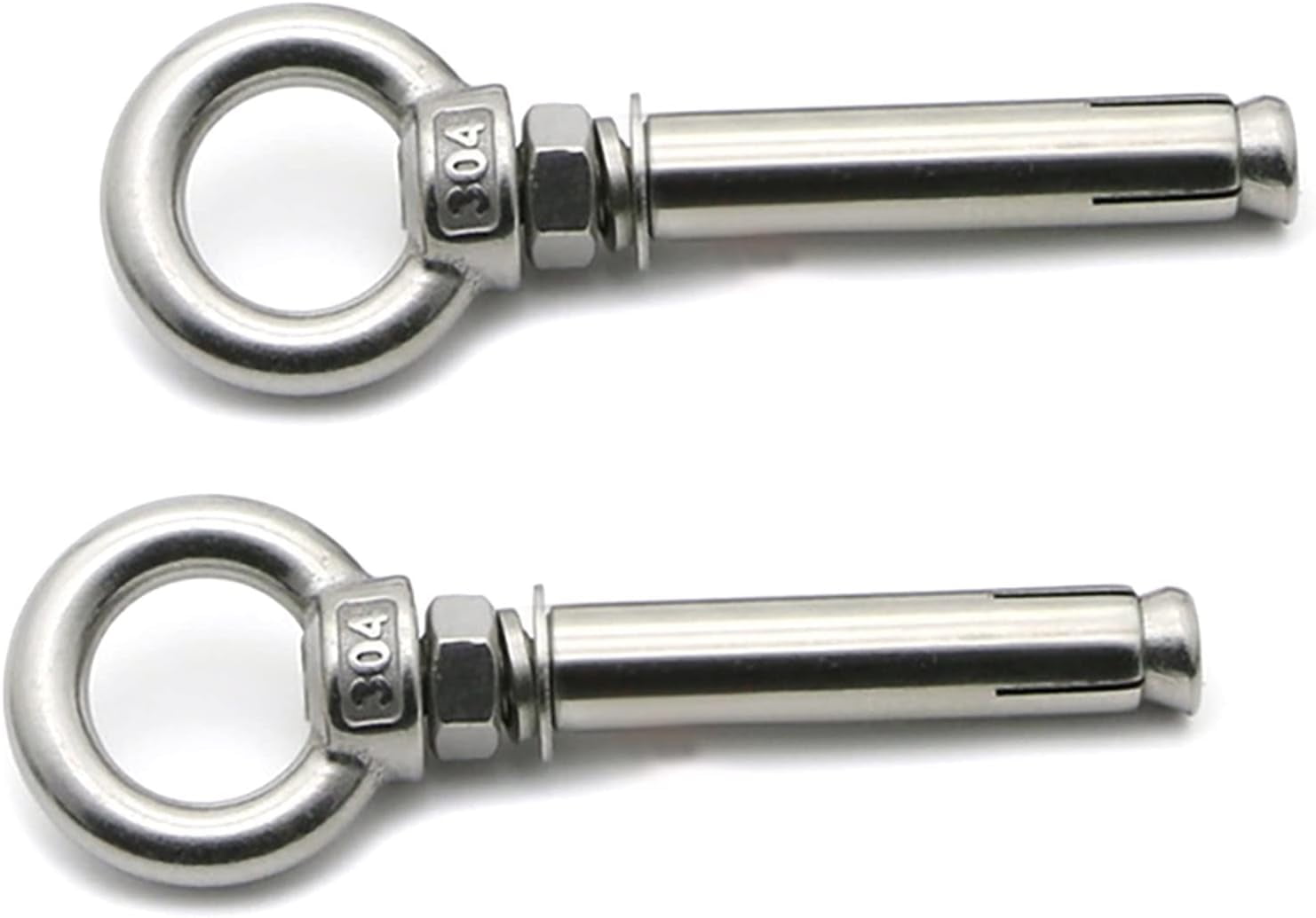 Stainless steel lifting eye bolts，Eyebolts 5pcs 304 Stainless Steel ...