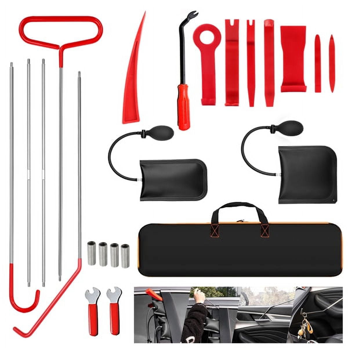 Stainless steel long distance hook tool Automotive emergency door ...