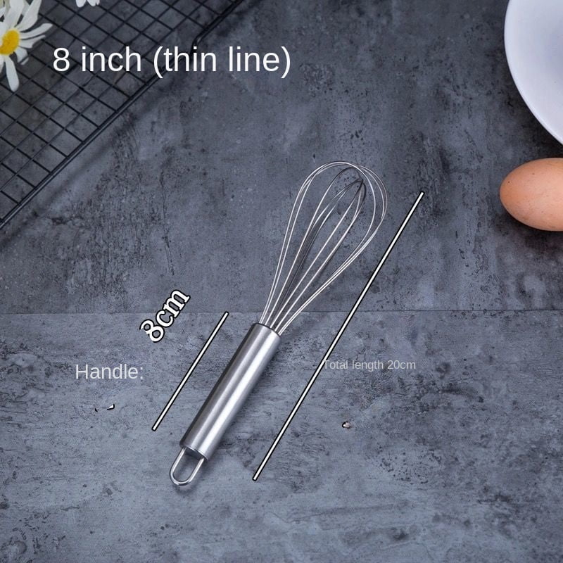 Stainless steel manual egg beater egg beater mixer whipped cream baked ...