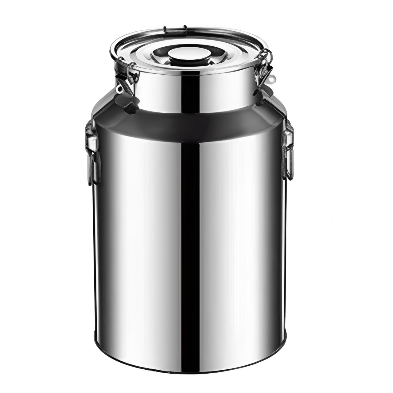 Stainless steel milk transport jug wine bucket barrel with lid, water ...