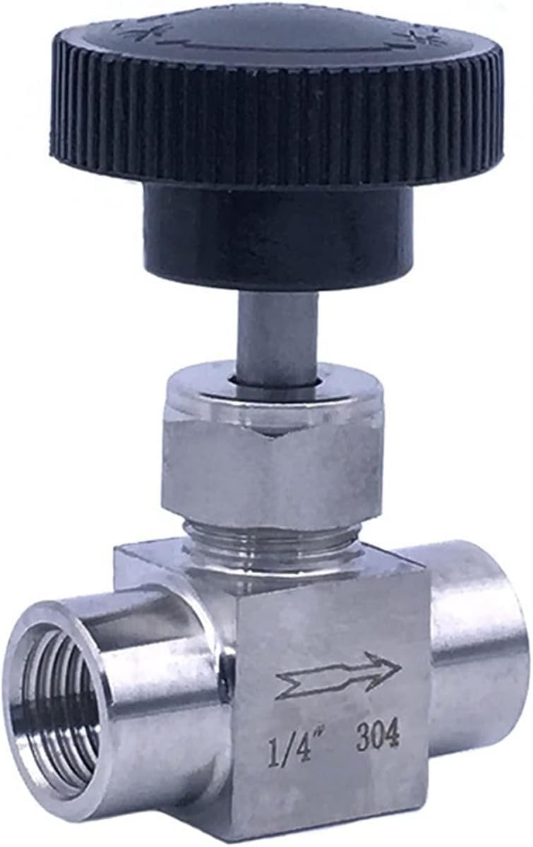 Stainless steel needle valve 1/8" 1/4" 3/8" 1/2" flow regulating valve ...